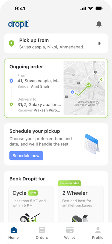 Dropit Delivery | Fast & Secure On-Demand Courier Service